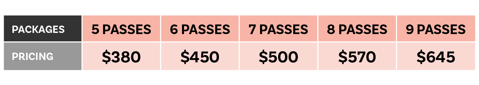 2025/26 Season FLEX Packages